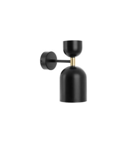 Kinkiet Supuru W Czarno-Złoty SUK13020 Ummo