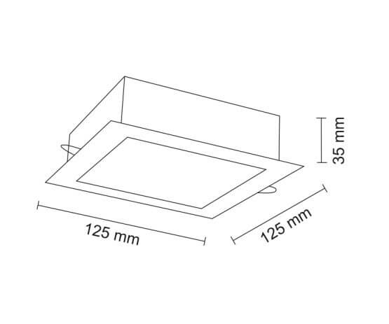 Lampa Sufitowa Tottori Il Biały 7377 Antigo