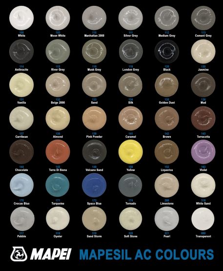 Silikon Mapesil AC 187 Len 310 Ml Mapei